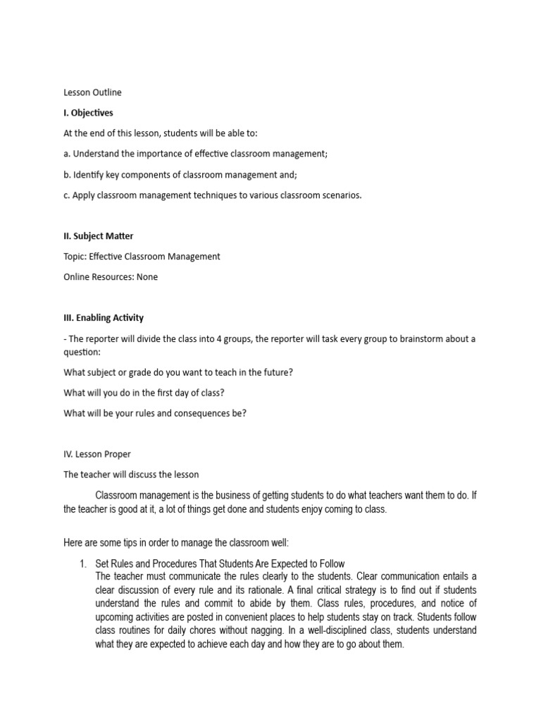 Group 2 - Competent Teachers Effective Classroom Managers - 1st ...