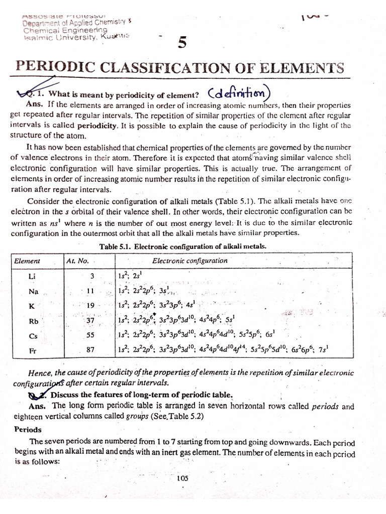 Periodic Table | PDF