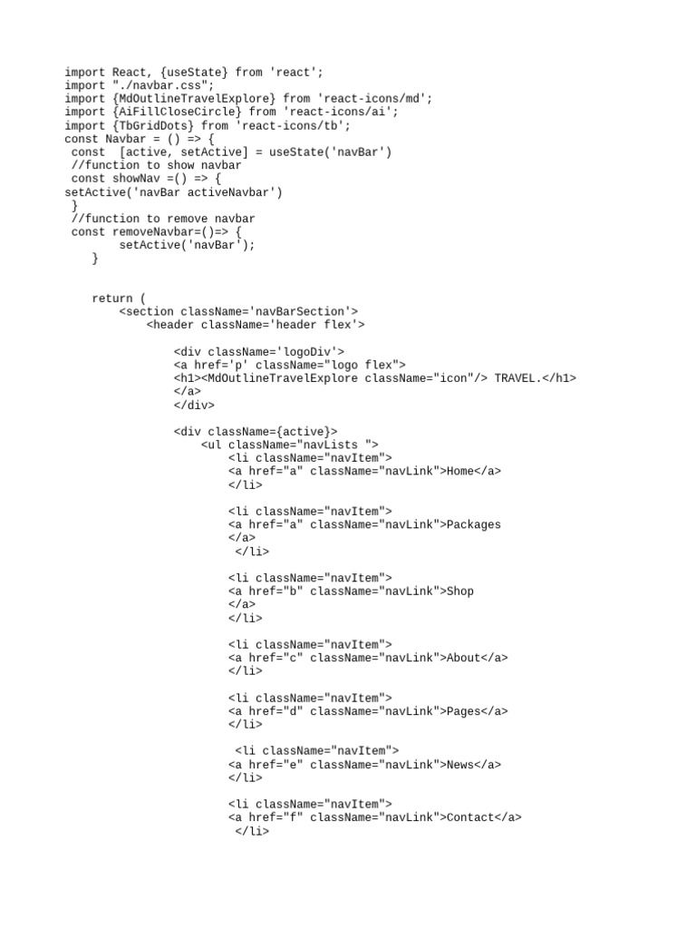 Nav | PDF | Software Engineering | Web Development