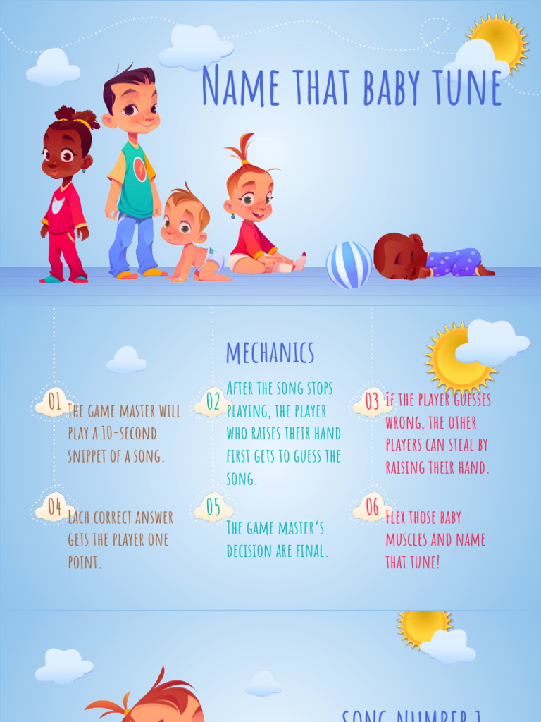 Baby Song Guessing Game | PDF