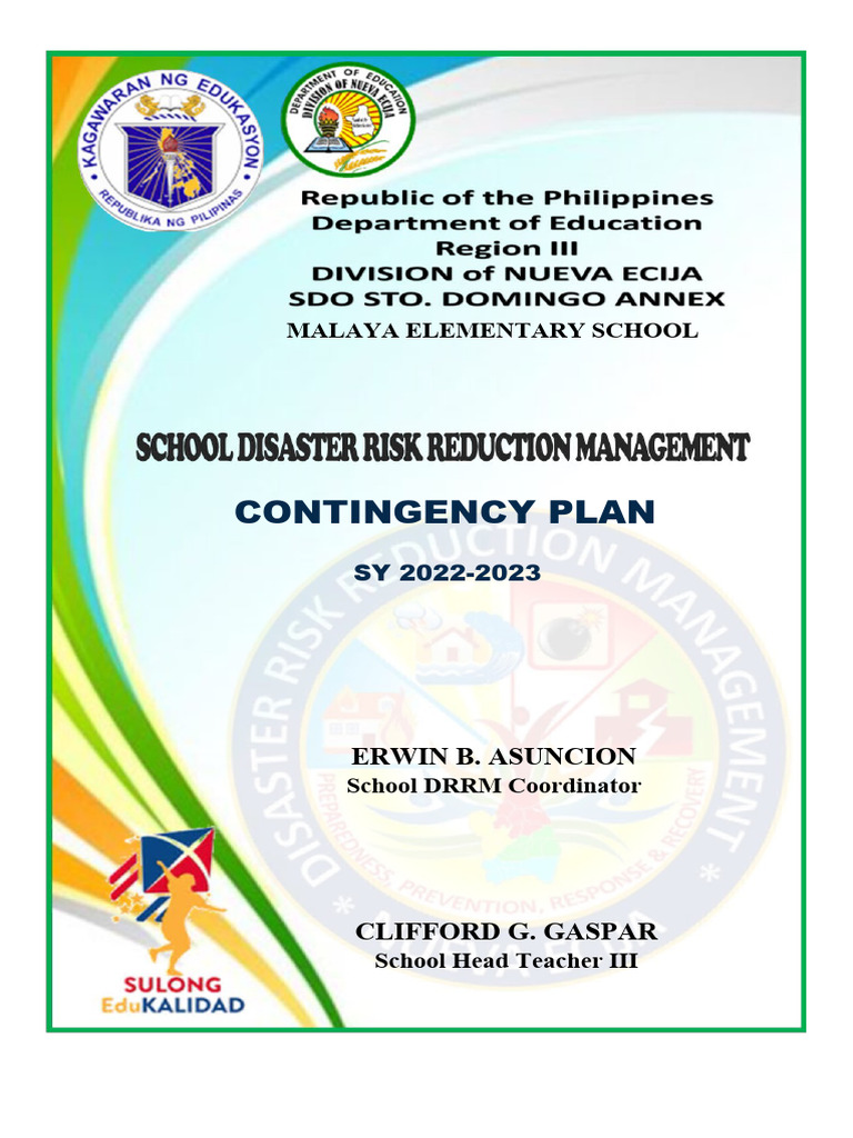 CONTINGENCY-PLAN-covid 19-BAntugES | PDF | Internet | Schools