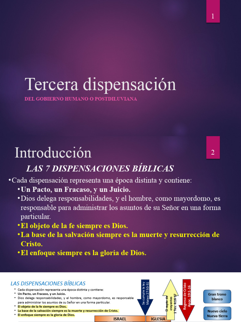Dispensacion 3 - Del Gobierno Humano | PDF | Jamón (Hijo De Noé) | Noé