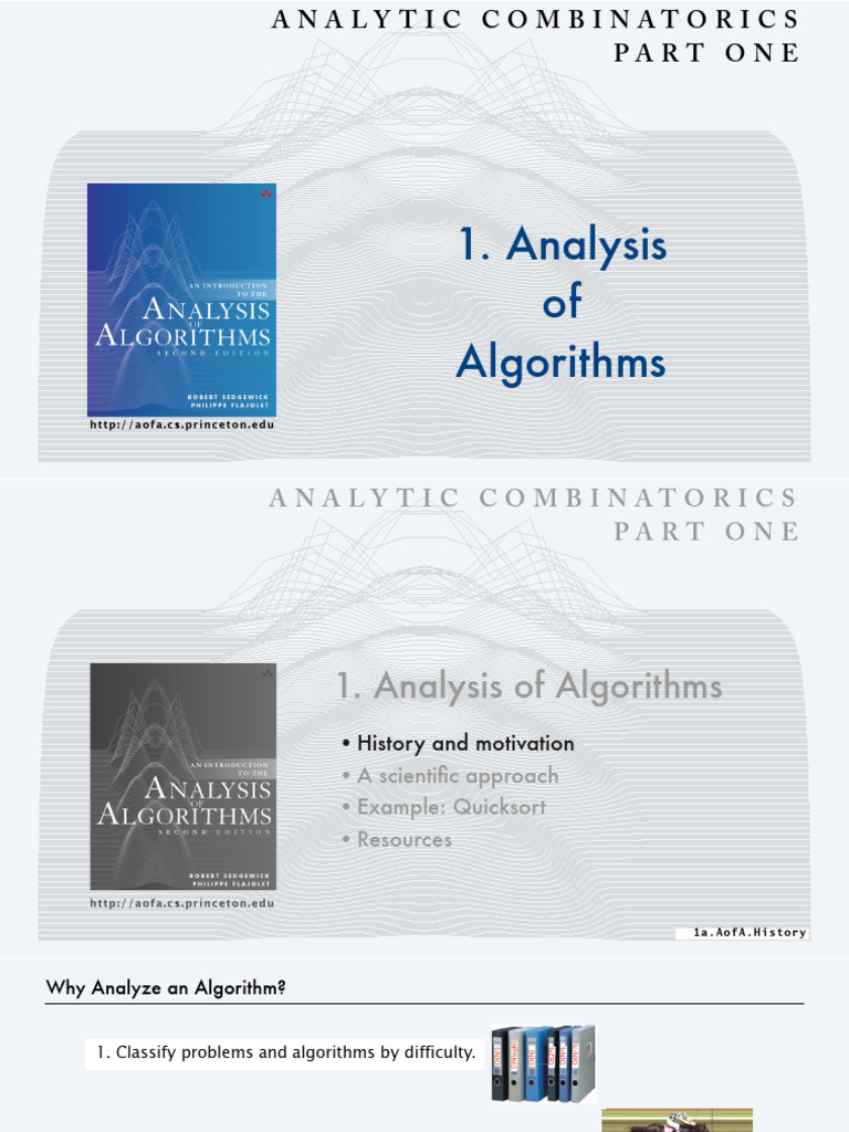 AA01-AofA Analysis of Algorithms | PDF | Algorithms | Time Complexity AA01-AofA Analysis of Algorithms | PDF | Algorithms | Time Complexity