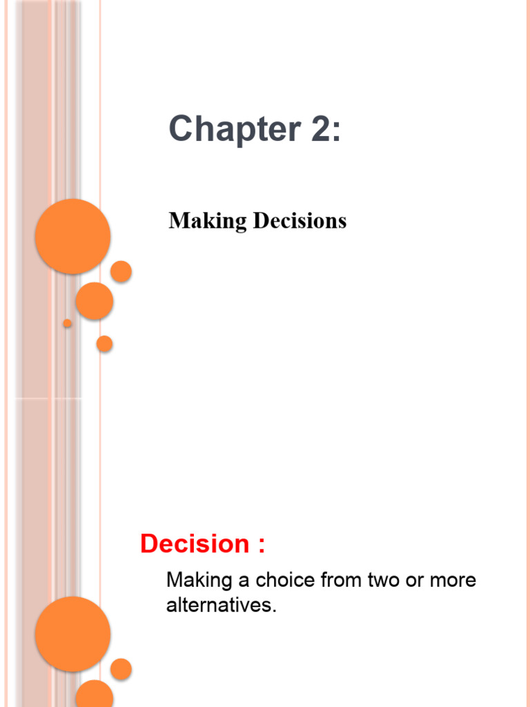 Lecture 4 Decision Making | Download Free PDF | Decision Making ... Lecture 4 Decision Making | Download Free PDF | Decision Making ...