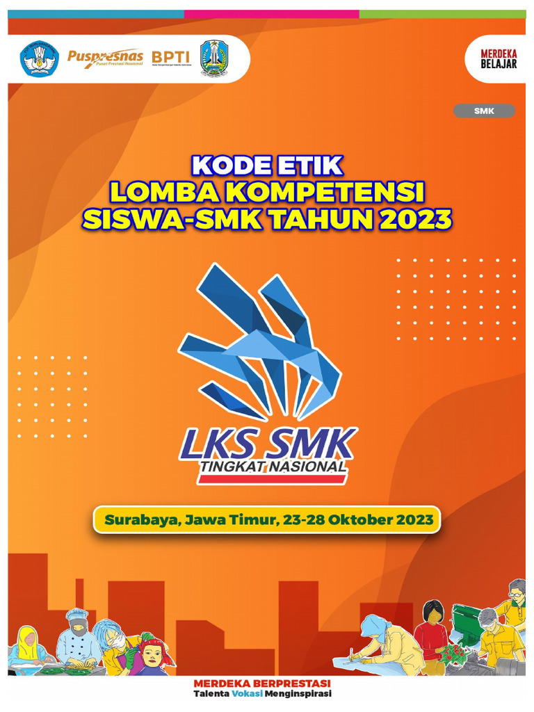 Kode Etik LKS SMK 2023 | PDF | Bisnis | Pengelolaan Keuangan & Uang
