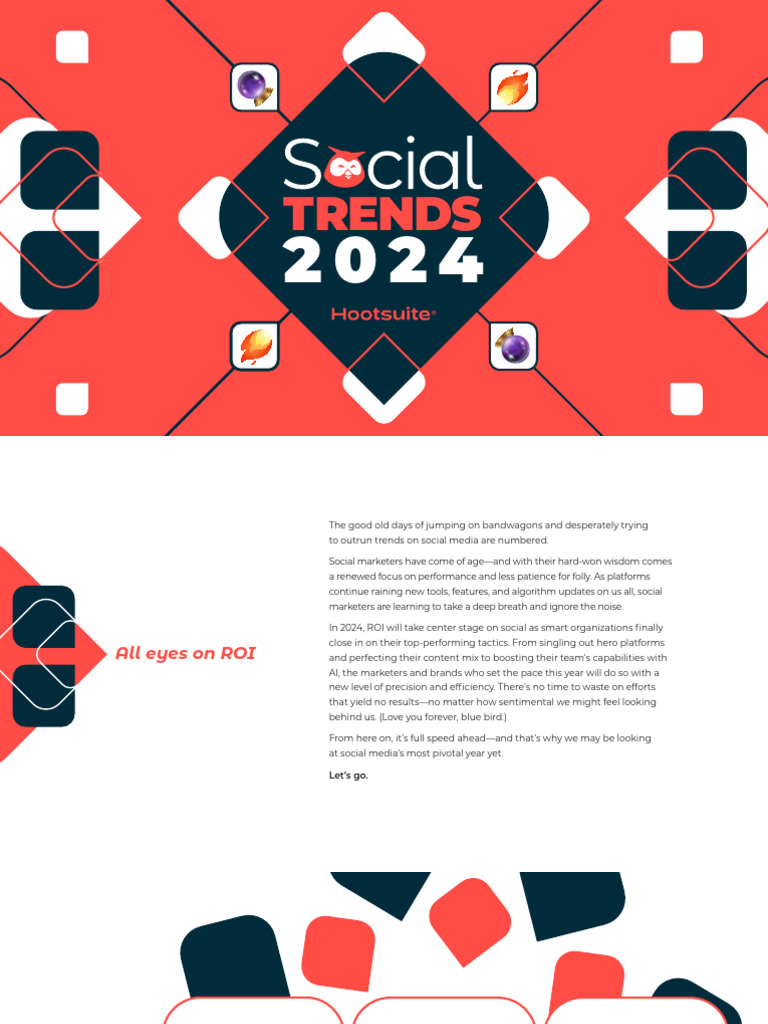 Social Media Trends 2024: AI & ROI Focus | PDF | Social Media | Popular ...
