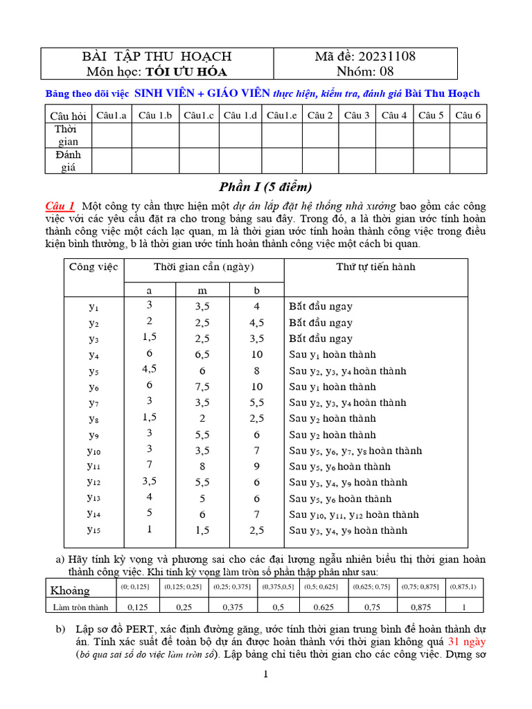 Baitapthuhoach-TUH-Đề số 20231108 | PDF