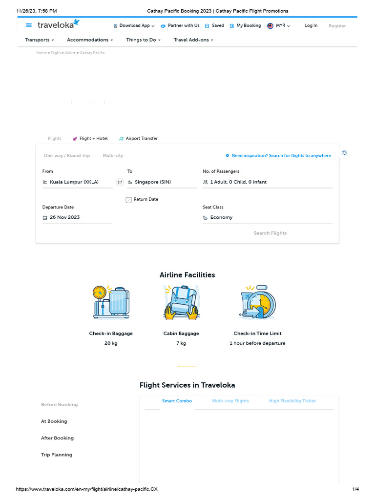 Cathay Pacific Booking 2023 - Cathay Pacific Flight Promotions | PDF | Service Industries ...