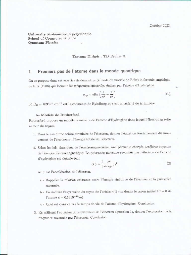 Correction TD-2 | PDF