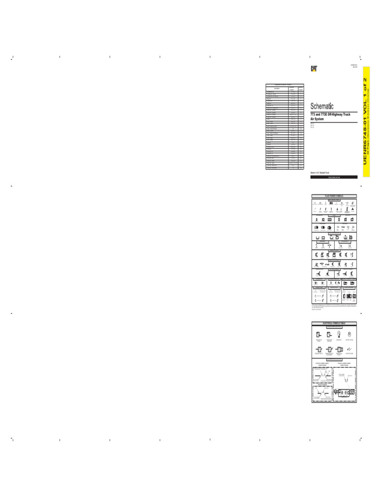 773 and 773E Off-Highway Truck Air System 460-6701-00, (For Serial ...