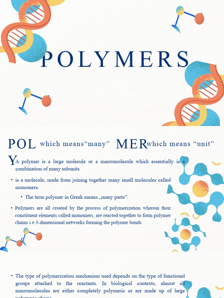 Polymers | PDF | Polymers | Polymerization