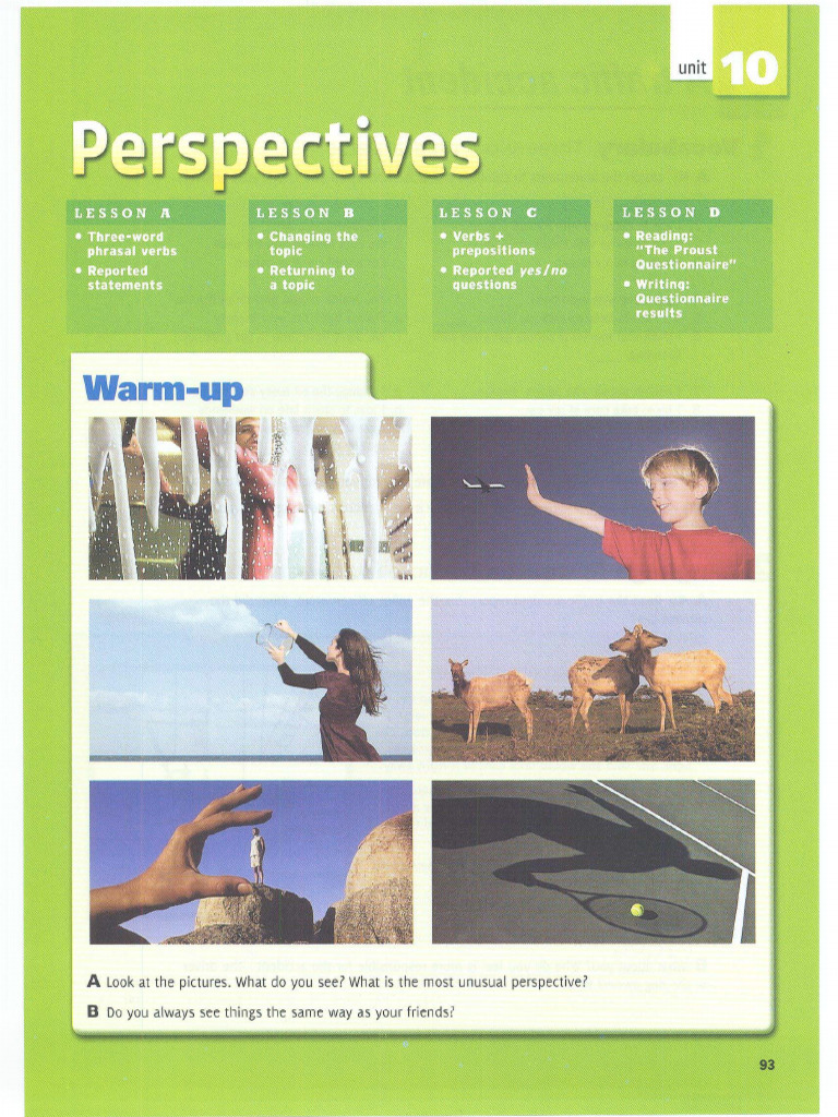 Sách giải bài tập Four Corners 4B-U10 | PDF