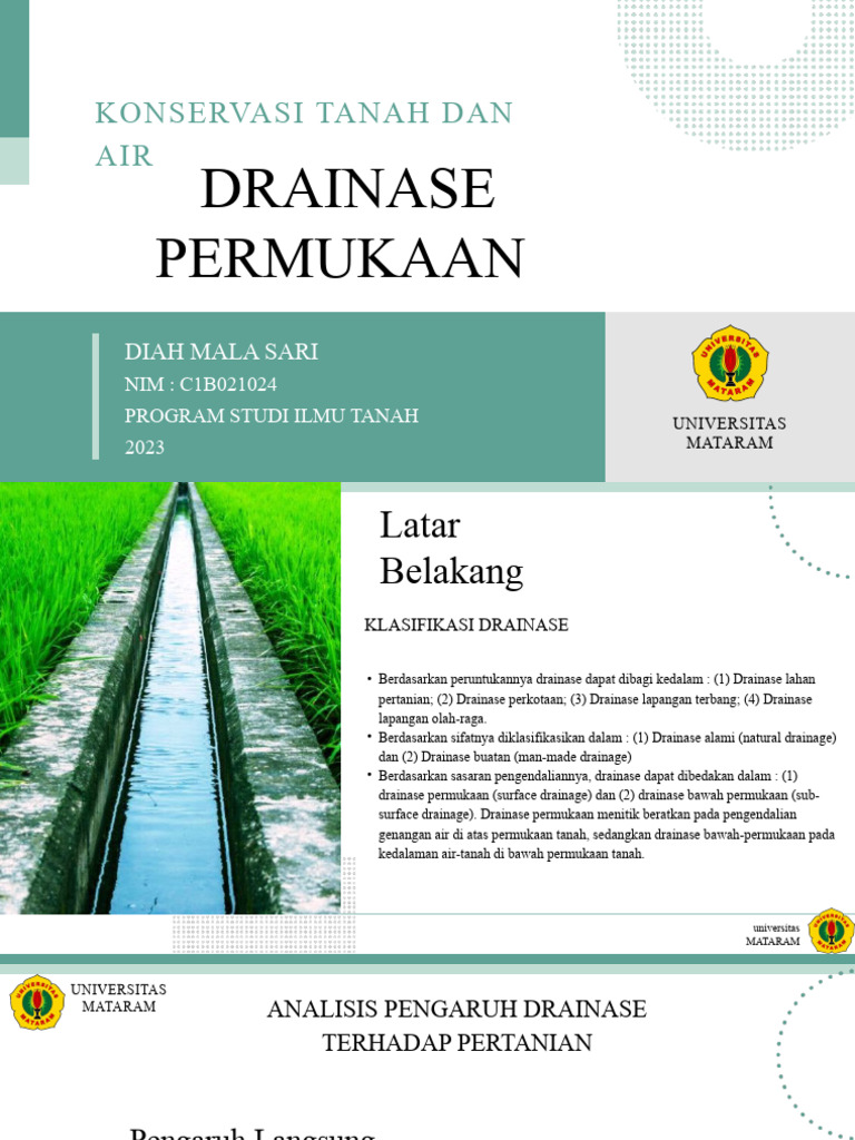 Tugass 2 - PP - Konservasi Tanah Dan Air - Diah Mala Sari - C1BO21O24 | PDF