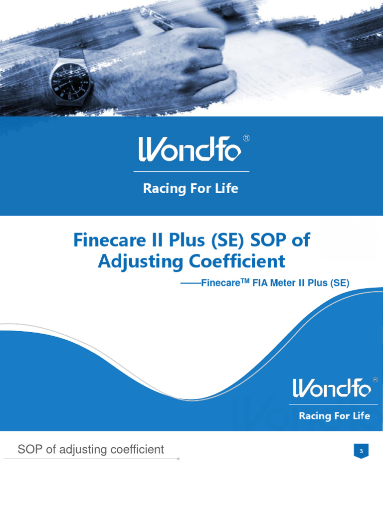 FS-114 SOP of Adjusting Coefficient | PDF | Computing