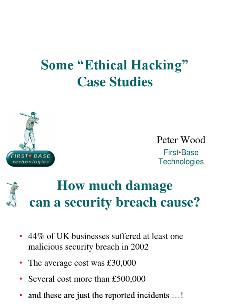Some "Ethical Hacking" Case Studies: Peter Wood | PDF | Password ...