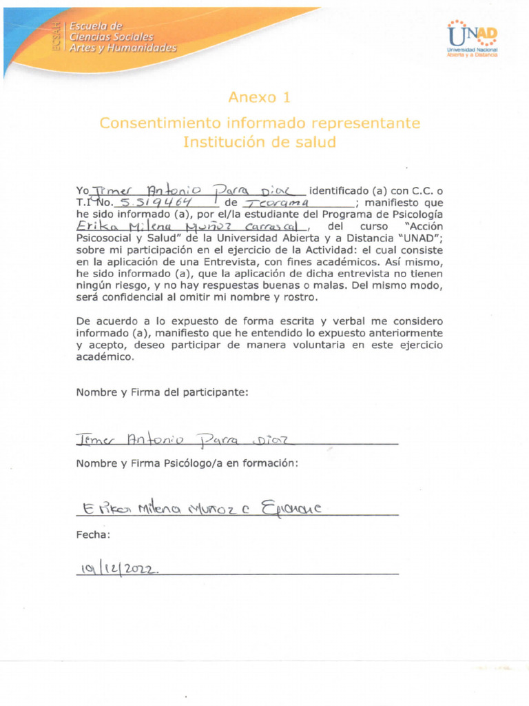 Consentimiento Informado - Jimer | PDF