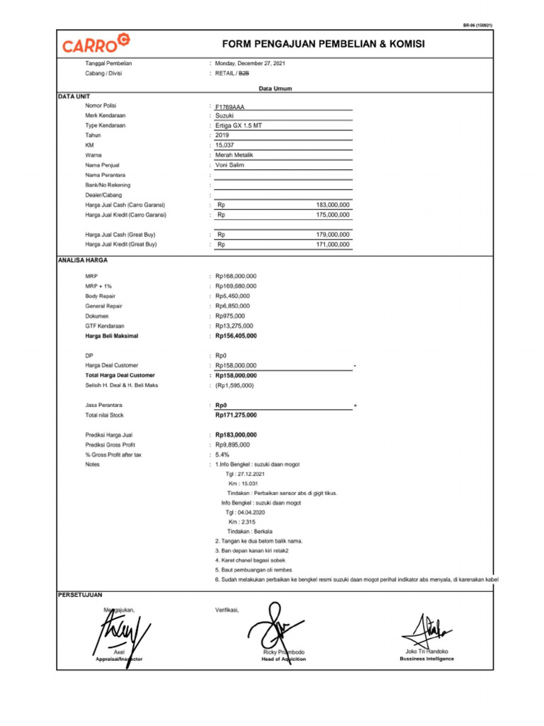Approval F1769AAA Axel 2 | PDF
