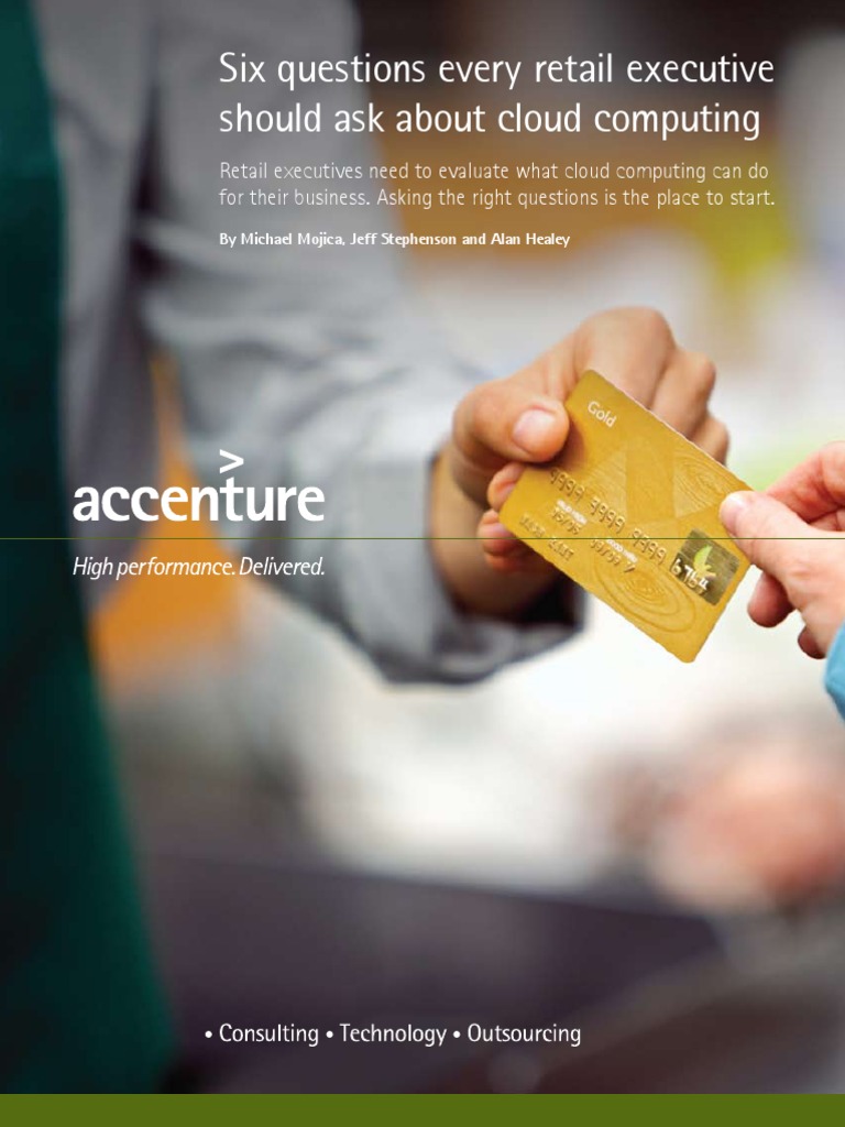 Accenture Cloud Computing Retail POV | PDF | Cloud Computing | Retail