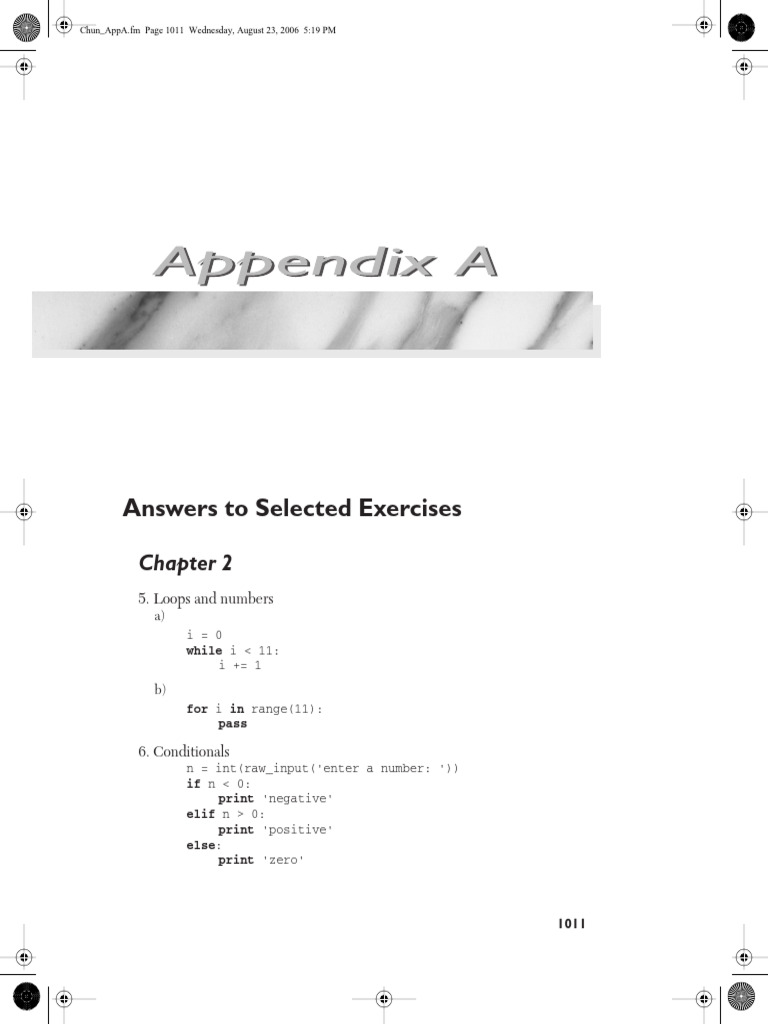 Python核心编程第二版附录A | PDF | Web Server | Internet & Web