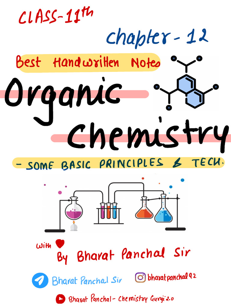 Basic of Organic Chemistry by Bharat Panchal | PDF | Chemical Reactions ...