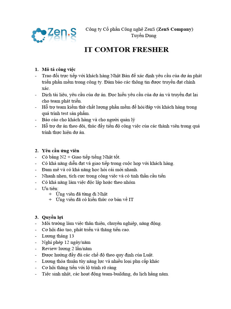 JD Comtor Fresher N2 | PDF