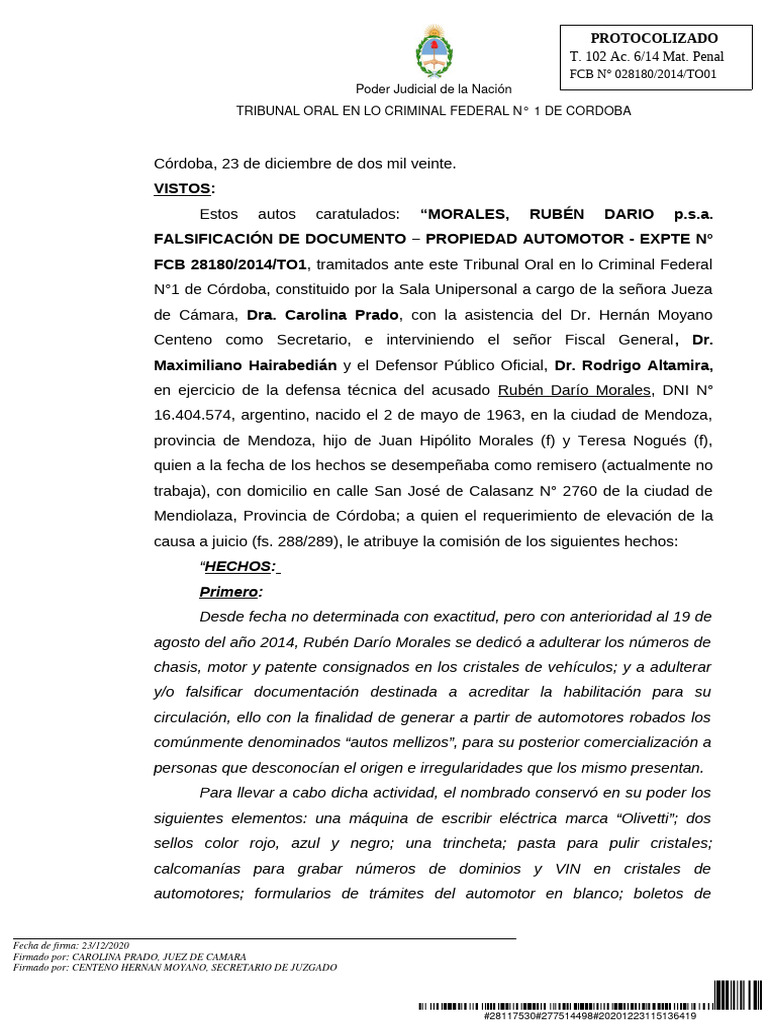 Fallo | PDF | Fiscal | Sentencia (ley)