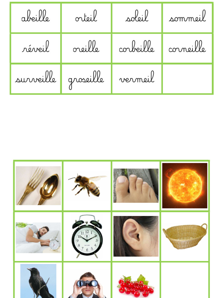 Lecture Montessori sons-EIL-EILLE | PDF