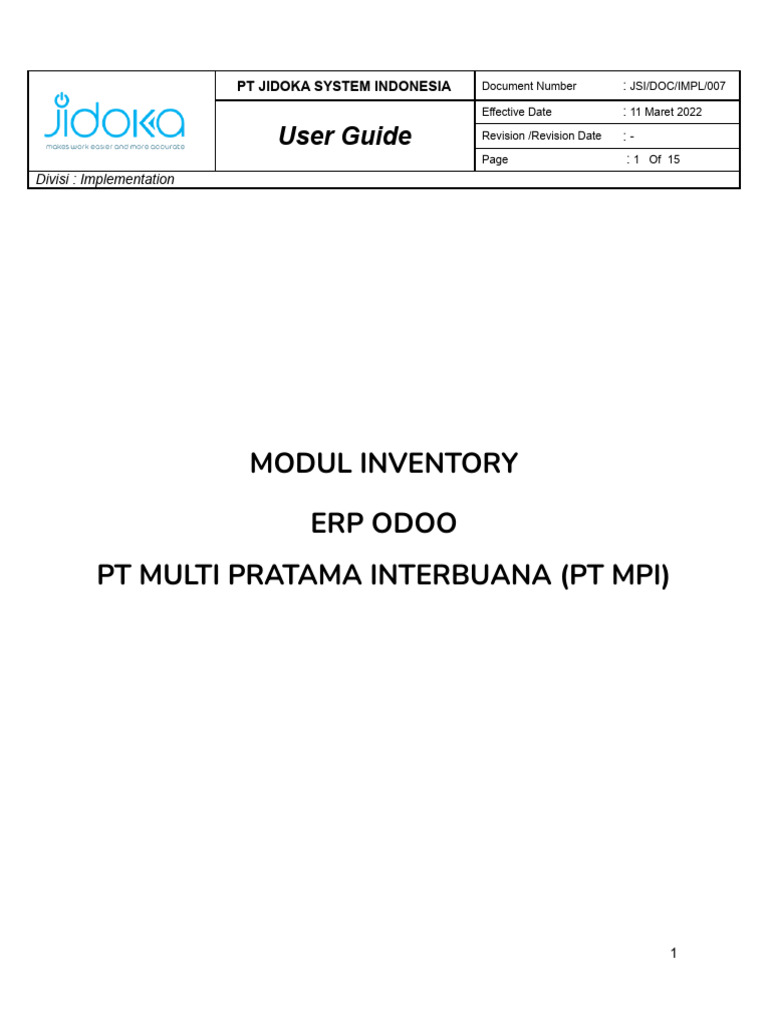 Mpi - User Guide - Inventory | PDF | Komputer