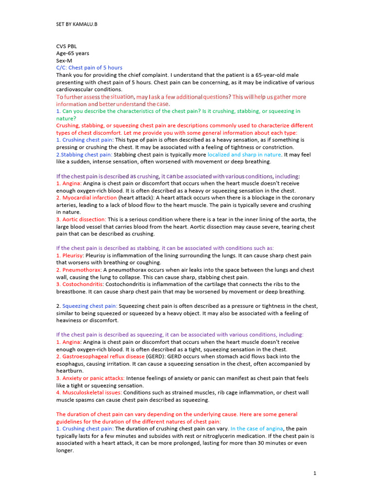 All Steps Measured Incvs PBL (Stemi) @wusom | PDF | Thorax | Myocardial Infarction