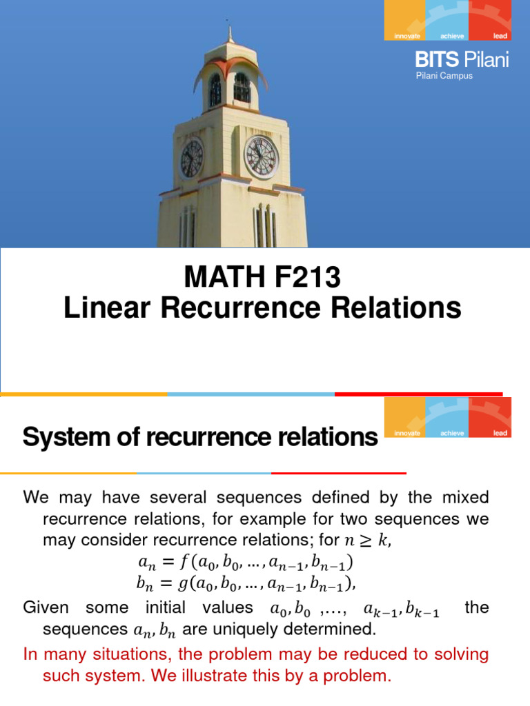 DM19 | PDF | Recurrence Relation | Nonlinear System
