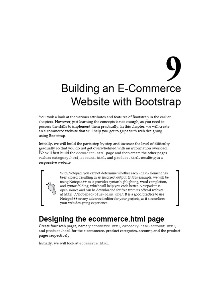 0398 Building An e Commerce Website With Bootstrap | PDF | Bootstrap (Front End Framework ...