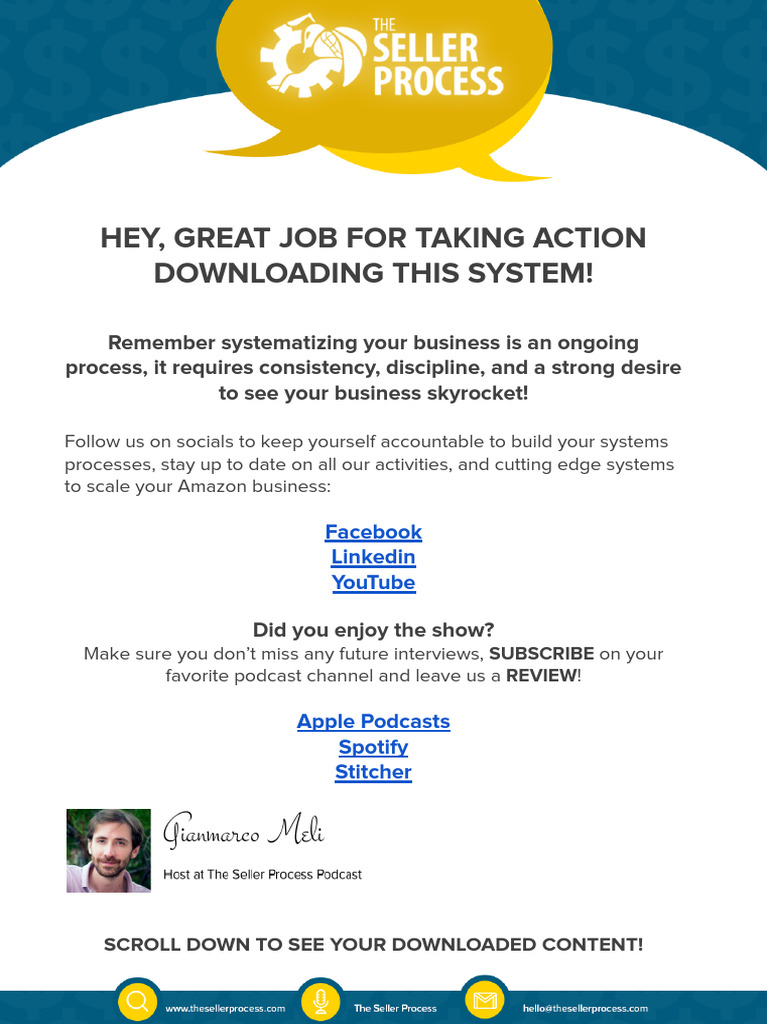 PPC Workflow by Mina Elias - The Seller Process | PDF | Career & Growth