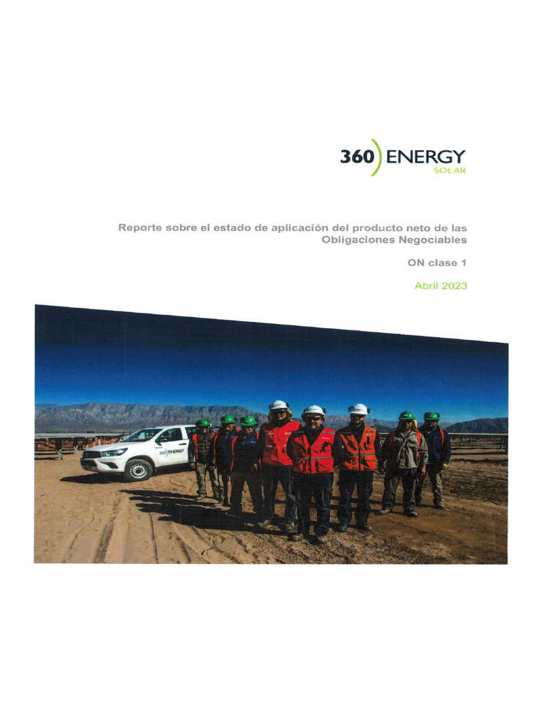 360 Energy Solar Clase 3 Revision Externa | PDF