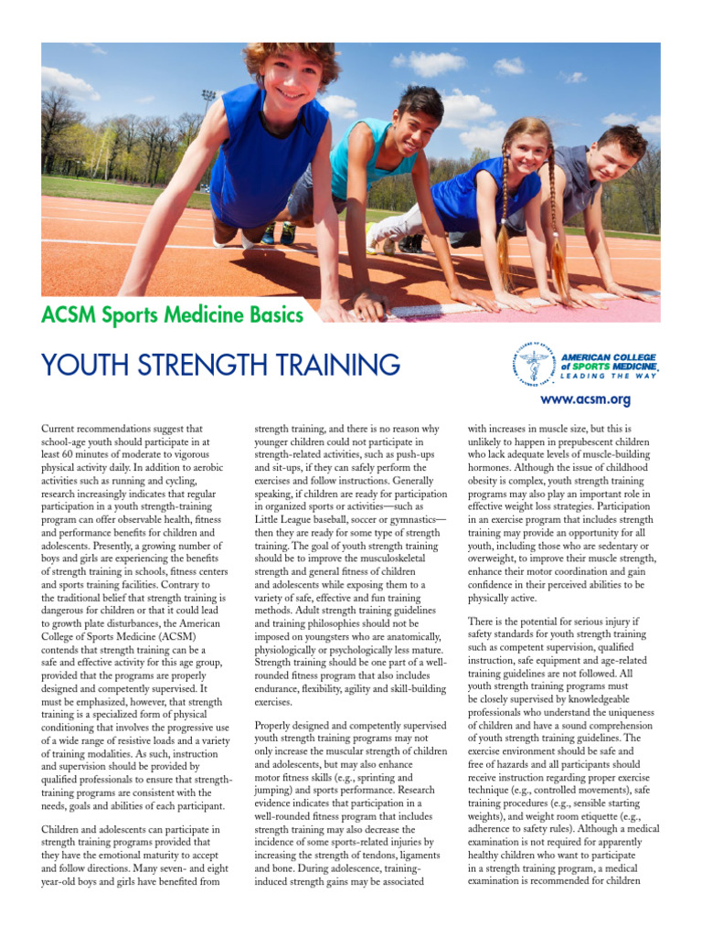 SMB Youth Strength Training | PDF | Strength Training | Physical Fitness