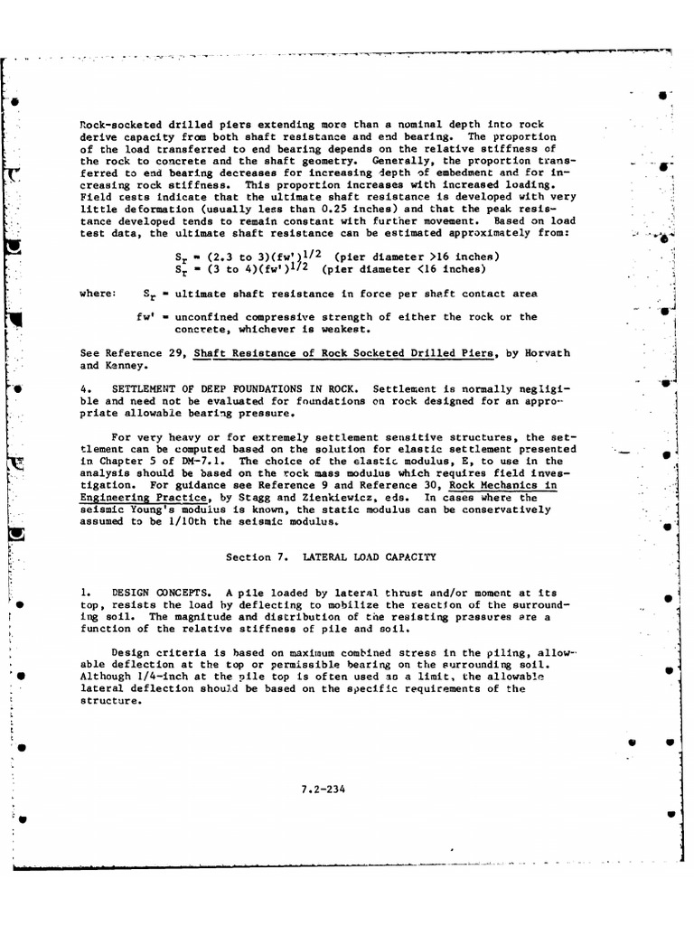 Micropile NAVAC DM-7 | PDF