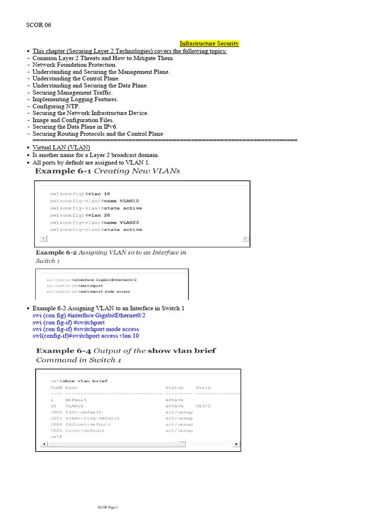 SCOR 06 - p1 | PDF | Ip Address | Network Switch