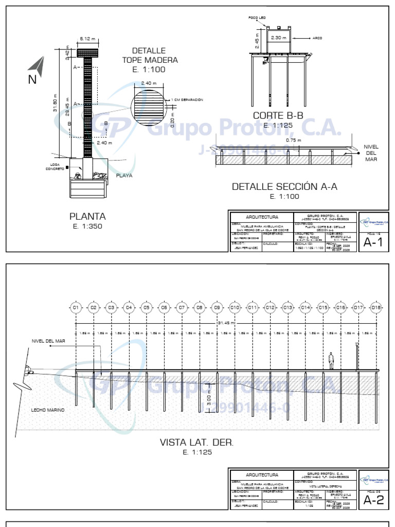 Planos Muelle 1.2 | PDF