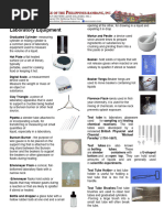 Essential Chemistry Lab Consumables List | PDF | Chemical Elements ...