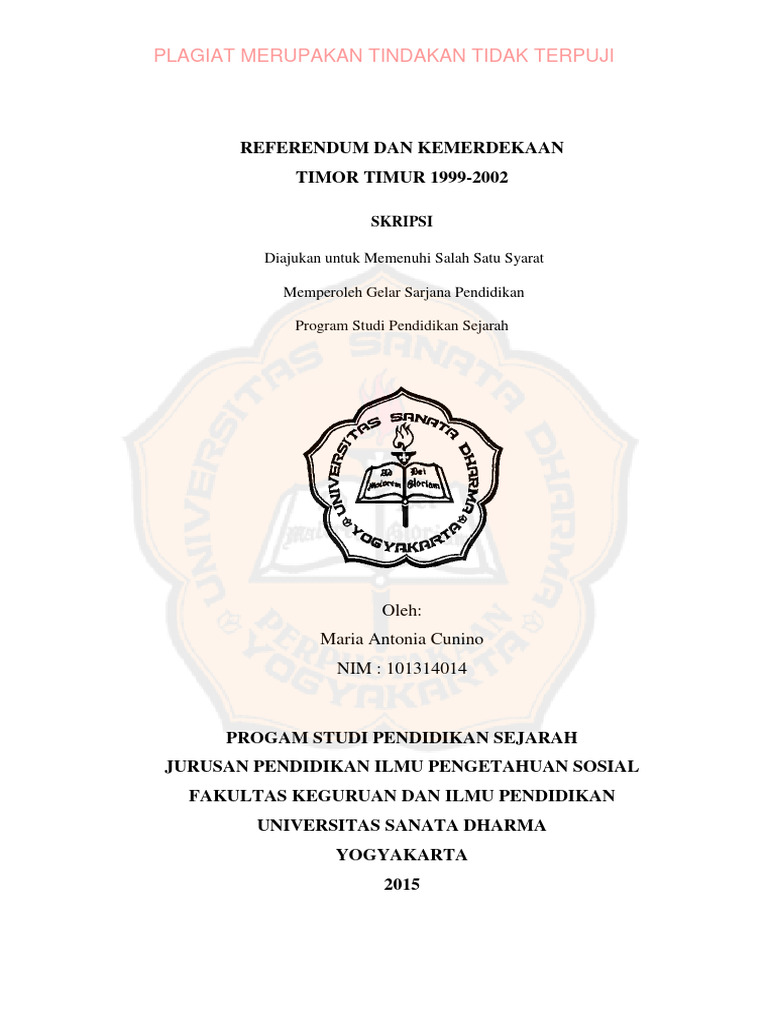 Referendum Timor Timur 1999-2002 | PDF