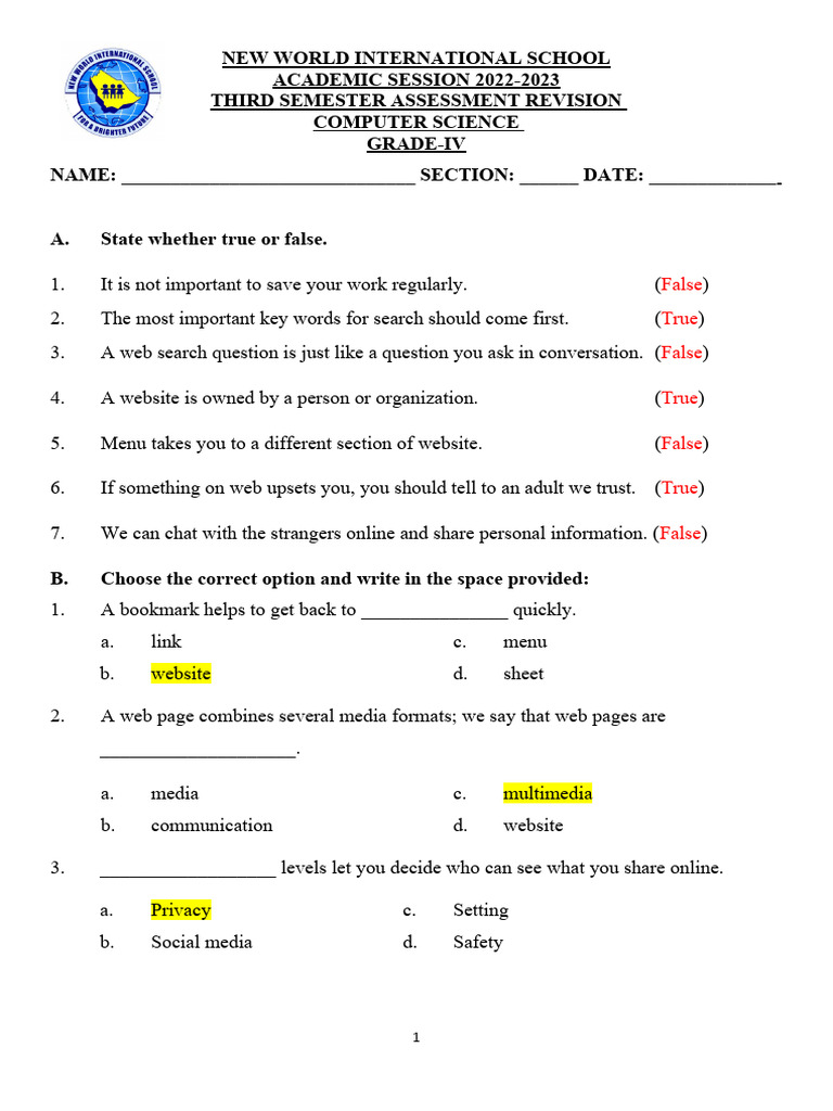 False True False True False True False | PDF | World Wide Web ...