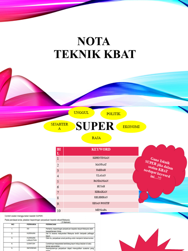 Teknik Kbat | PDF