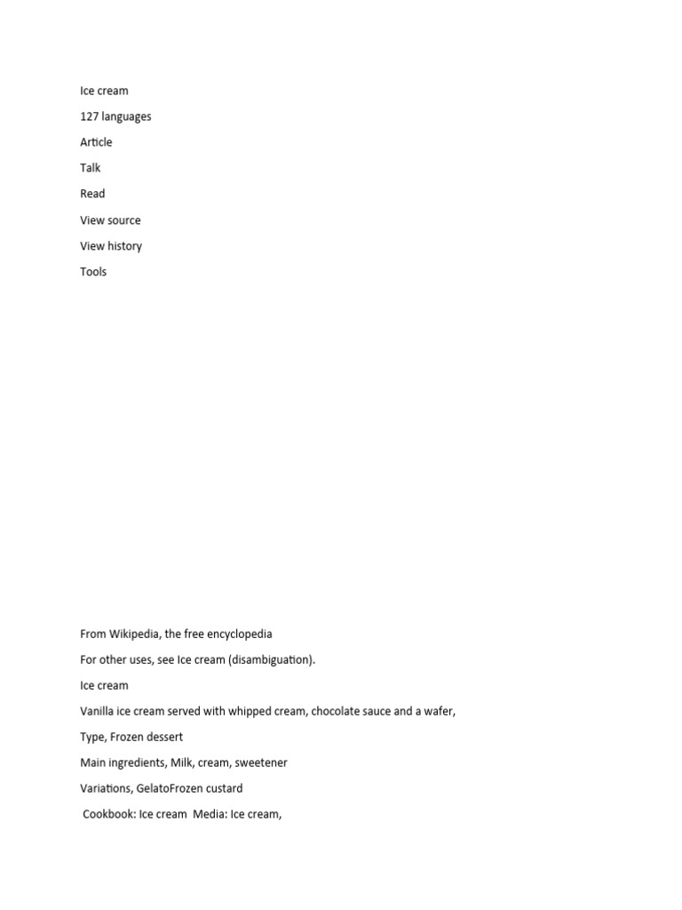 Document 10 | PDF | Ice Cream | Desserts