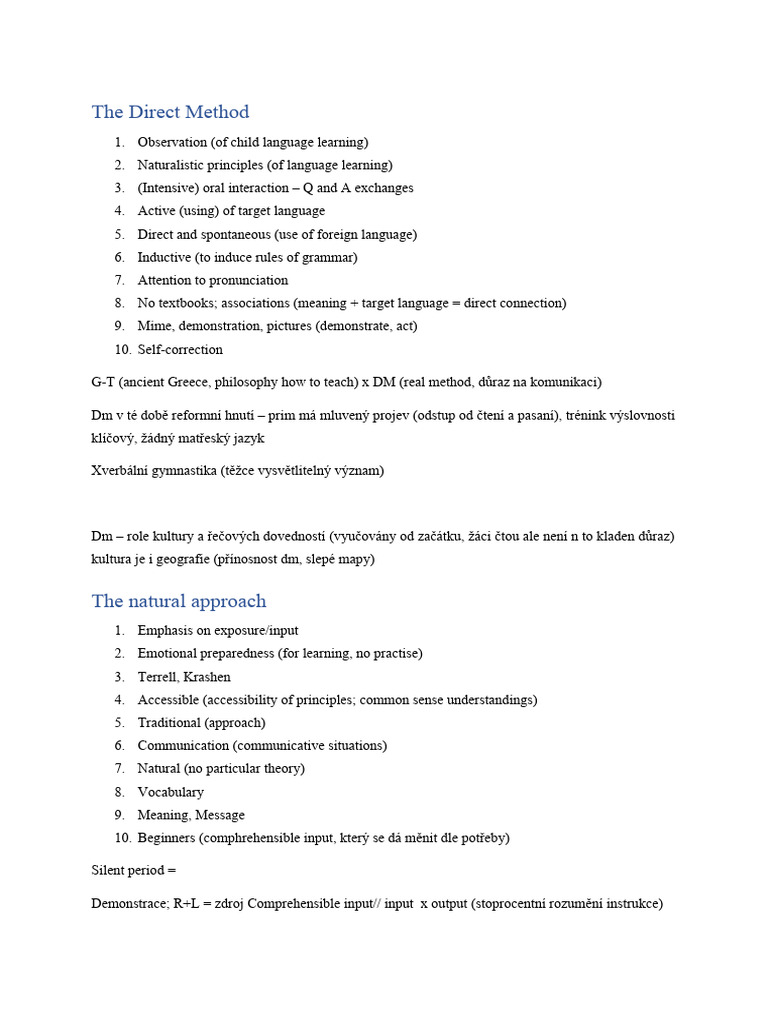 The Direct Method | PDF