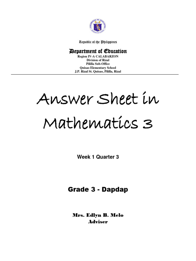 Act Sheets | PDF