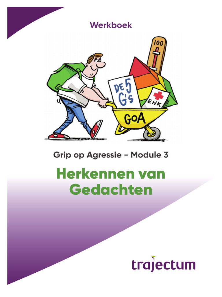 Module 3 - Grip Op Agressie - Herkennen Van Gedachten - Werkboek | PDF