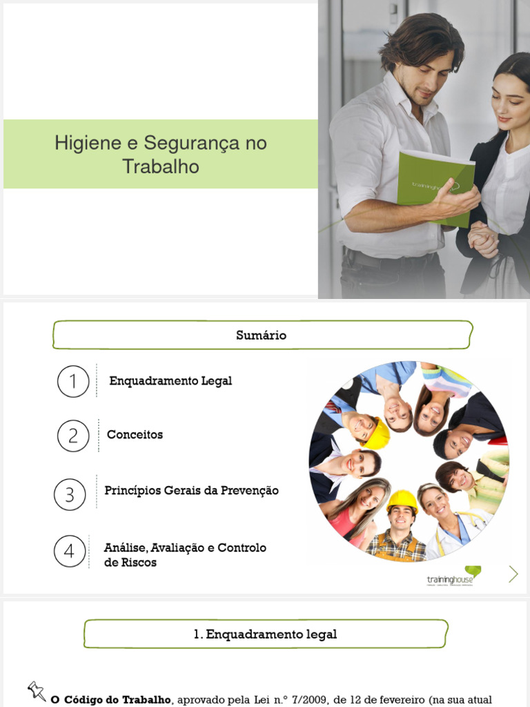 MOD1 Higiene e Seg - Trabalho | PDF