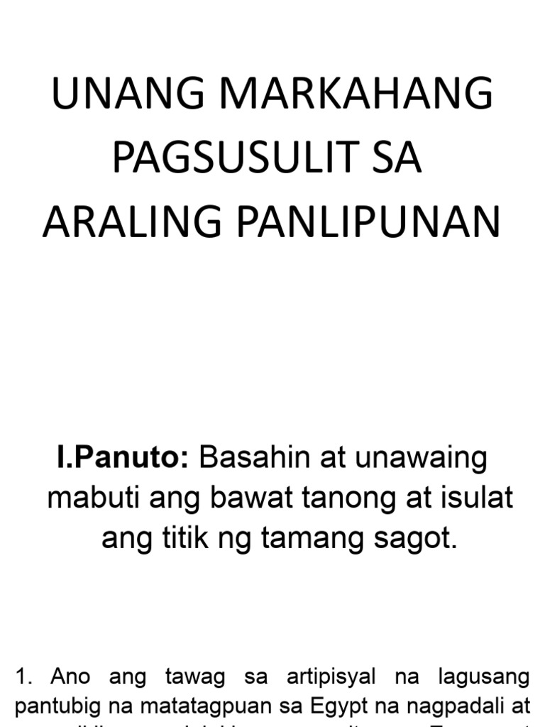 Q1 Exam Ap6 | PDF
