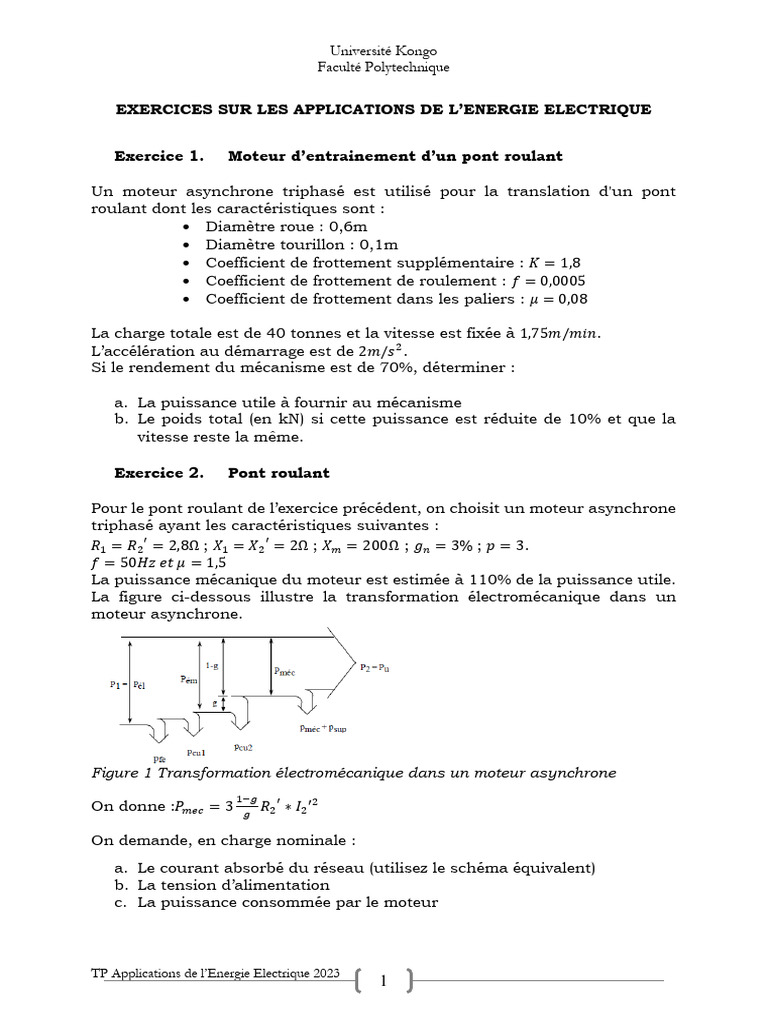 Exercices AEE 2023 | PDF | Chaleur | Transfert thermique