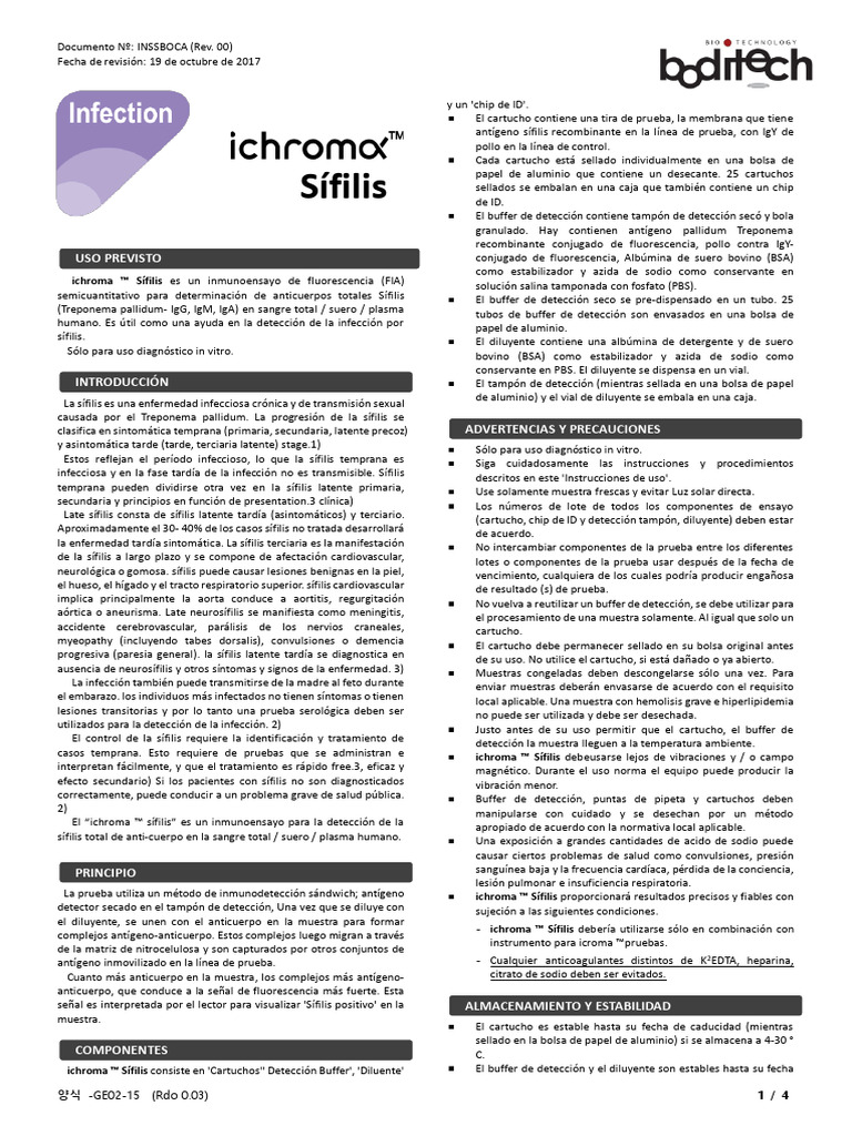 Syphilis | PDF | Infección | Anticuerpo