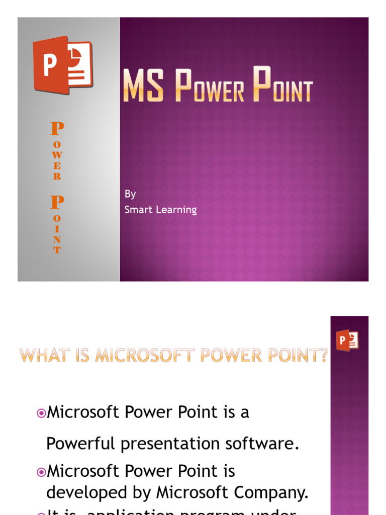 Introduction To Power Point | PDF